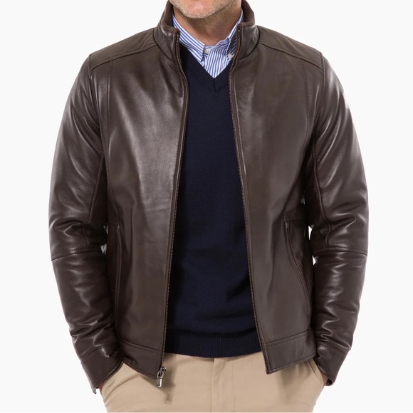 Pronto Uomo | Jackets & Coats | Pronto Uomo Leather Jacket Mens Large ...